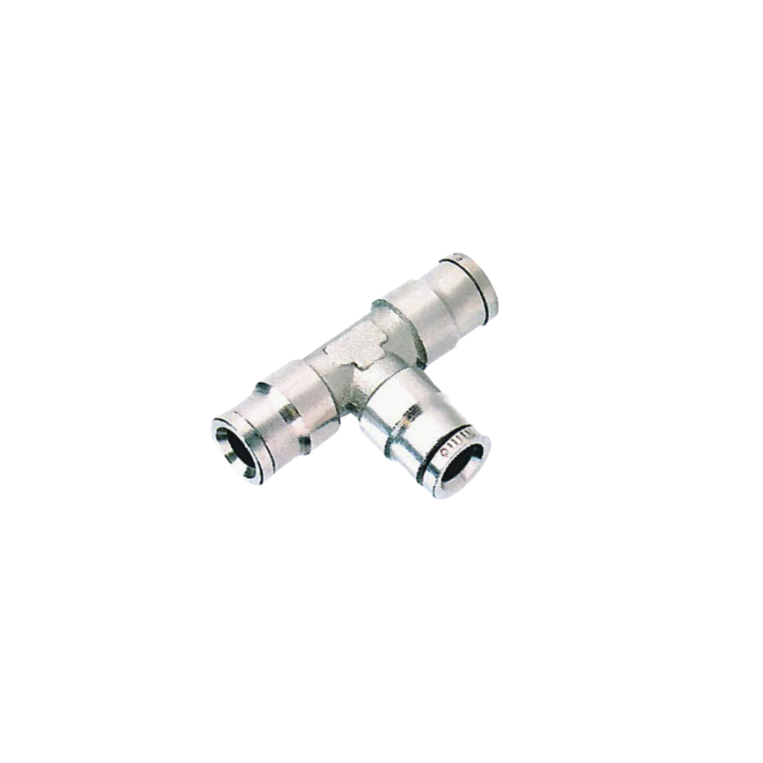 CONECTOR RAPIDO "TEE" 6 mm METALICO – Abastecete